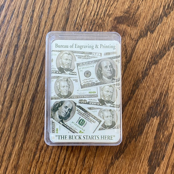Games | The Mint Official The Buck Starts Here Playing Cards | Poshmark